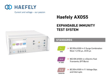 Haefely AXOS5 - Rent 5 kV Surge & EFT Pulse Generator