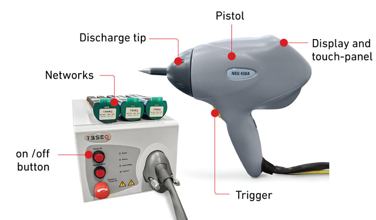 Teseq NSG 438 - 30 kV Battery Powered ESD Simulator